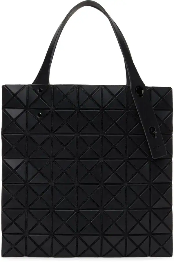 Issey Miyake Black Small Prism Matte Tote In 16-Matte Black